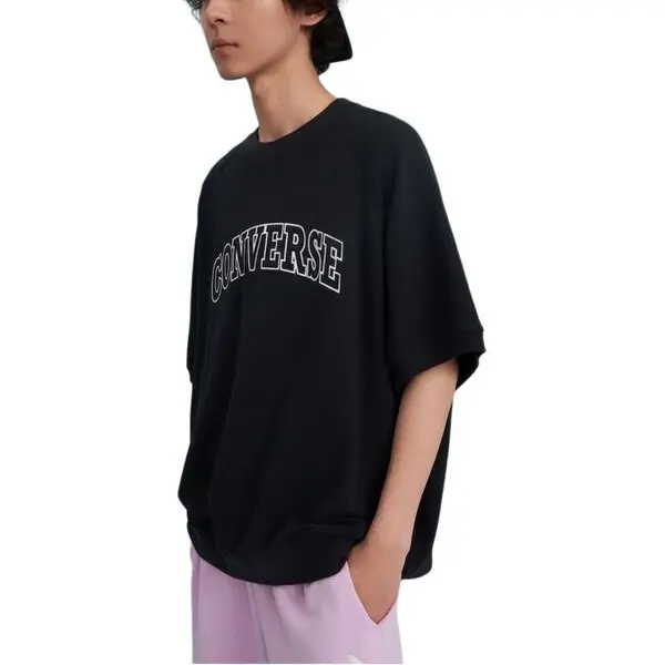 CONVERSE Retro Chuck Crew T-shirt Asia Sizing - Black