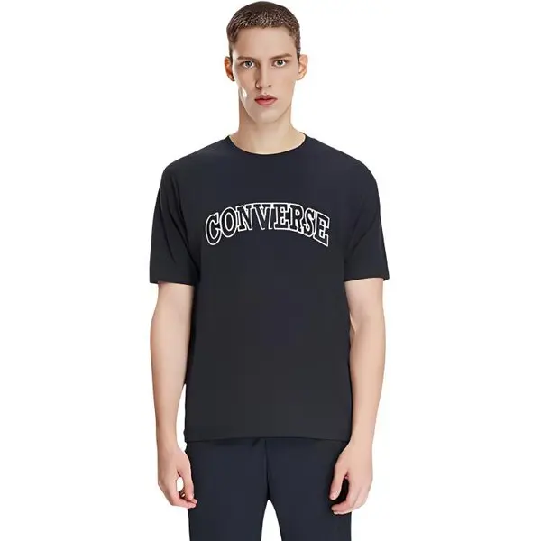 CONVERSE Retro Chuck Crew T-shirt Asia Sizing - Black