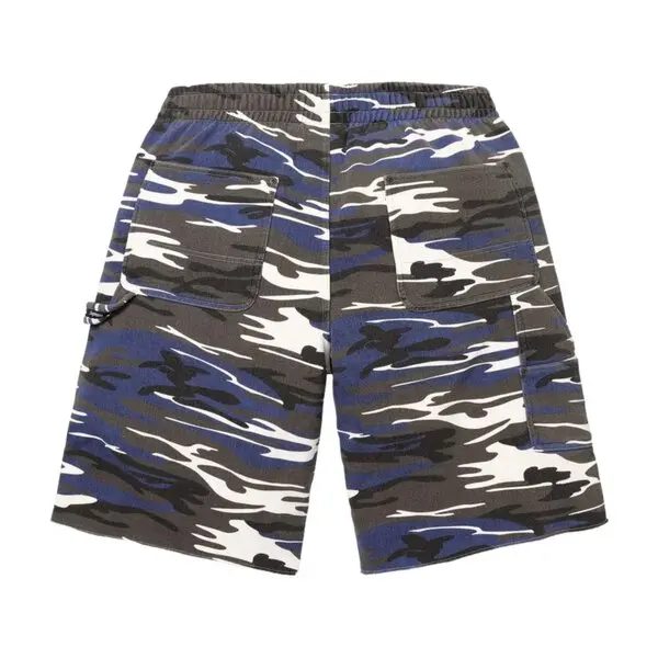 Supreme Ss26 Double Knee Painter Sweatshort - Blue Camo