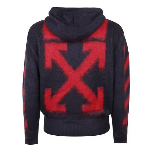 Off-White Fw20 Arrows Printing Pullover Hoodie - Black
