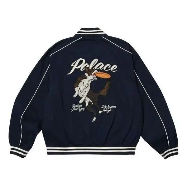 PALACE Catch It Bomber Jacket - Navy
