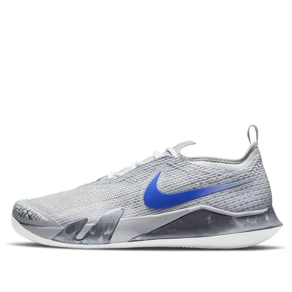 Nike Court React Vapor Nxt Clay Sneakers - Silver/blue/green