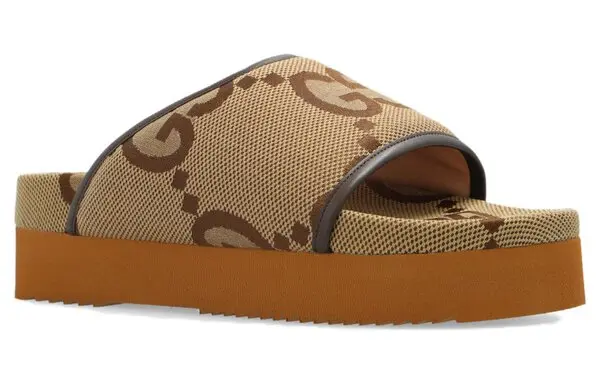 Gucci Jumbo Gg Platform Slide