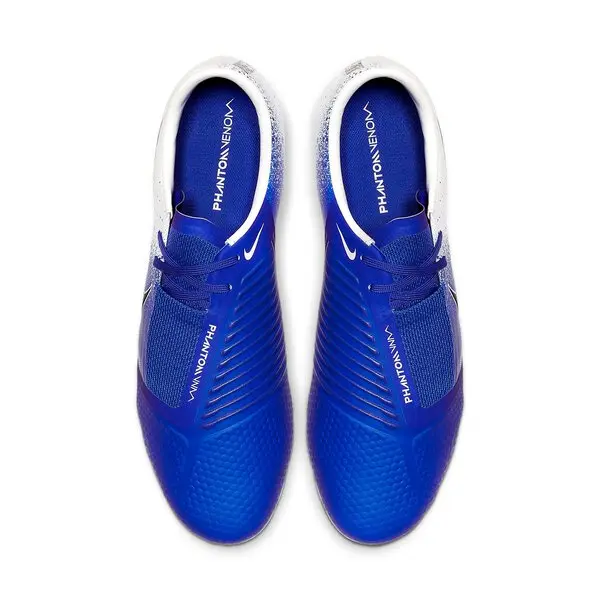 Nike Phantom Venom Pro Fg "white Racer Blue - White/blue