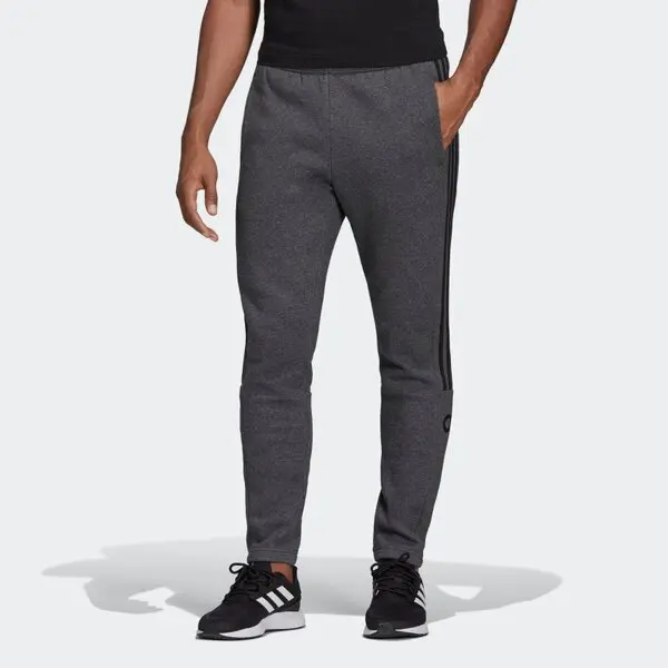 Adidas Jog Pant 3s Running Sport Casual Knitting Trousers - Grey