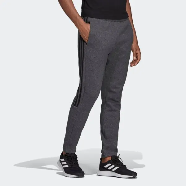 Adidas Jog Pant 3s Running Sport Casual Knitting Trousers - Grey