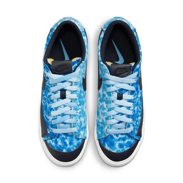 Nike Blazer Low '77 Acid Wash Sneakers - Blue/black