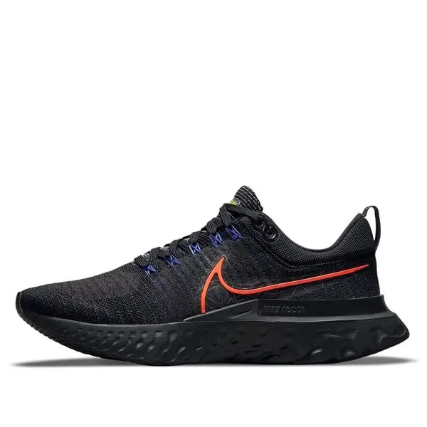 Nike React Infinity Run Flyknit 2 Athletic Sneakers - Black