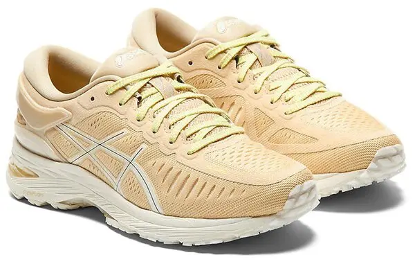Asics Metarun Beige Grey Athletic Shoes - Creamyellow