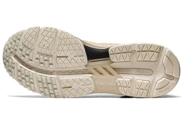 Asics Metarun Beige Grey Athletic Shoes - Creamyellow