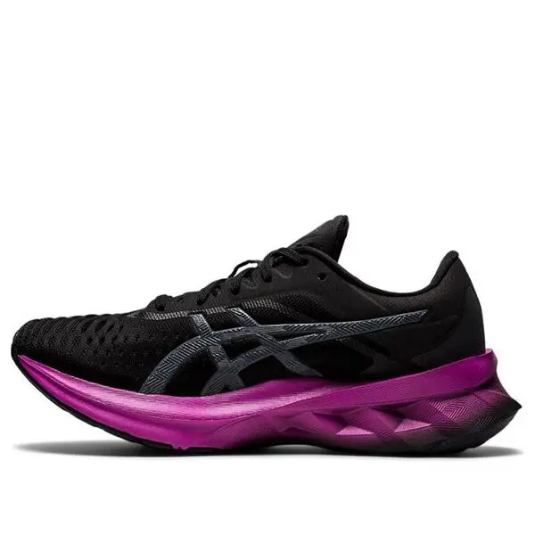 Asics Novablast Running Shoes - Black/purple