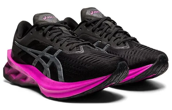 Asics Novablast Running Shoes - Black/purple