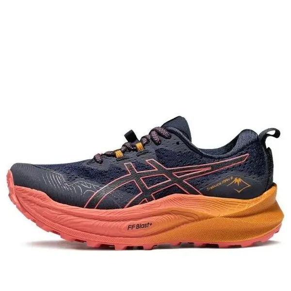 Asics Trabuco Max 2 Trail Running Shoes - Black/orange