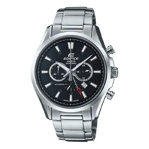 Casio Edifice Stainless Steel Quartz Chronograph Watch - Black