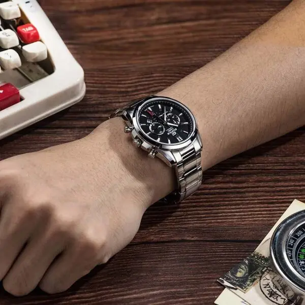 Casio Edifice Stainless Steel Quartz Chronograph Watch