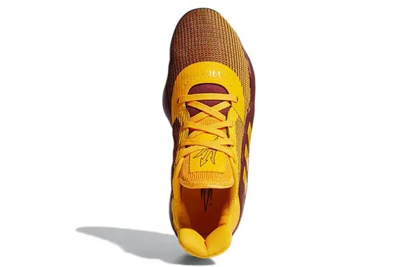 Adidas Pro Bounce 2019 Low Athletic Sneakers - Red/yellow