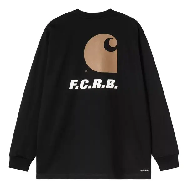 Carhartt Work In Progress X F.c.real Bristol Pocket L/s T-shirt - Black