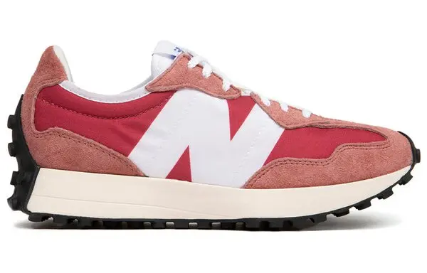 NEW BALANCE 327 "washed Henna" Sneakers - Red/white