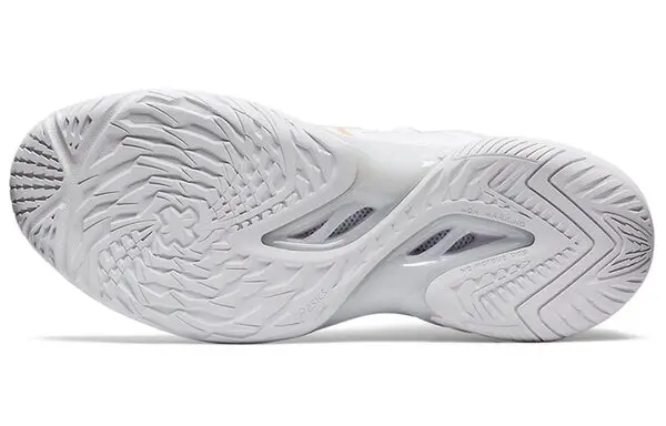 Asics Gel Burst 24 Wide Athletic Sneakers - White/gold