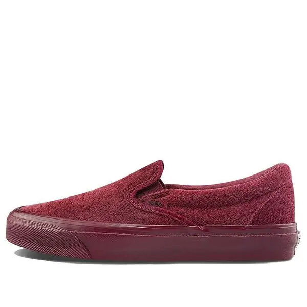 VANS Vault Classic Slip-on Lx Sneakers - Wine Red