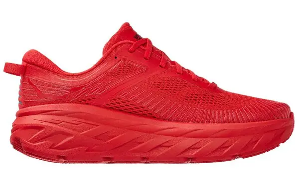 Hoka One One Bondi Athletic Sneakers - Red