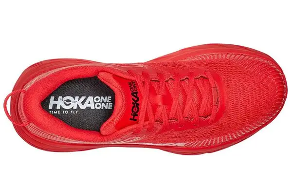 Hoka One One Bondi Athletic Sneakers - Red