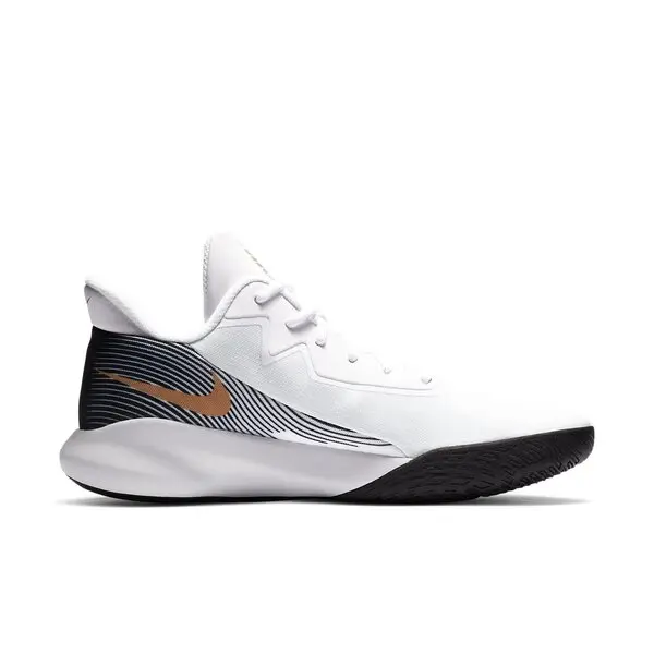 Nike Precision 4 "white Metallic Gold - White/black/gold