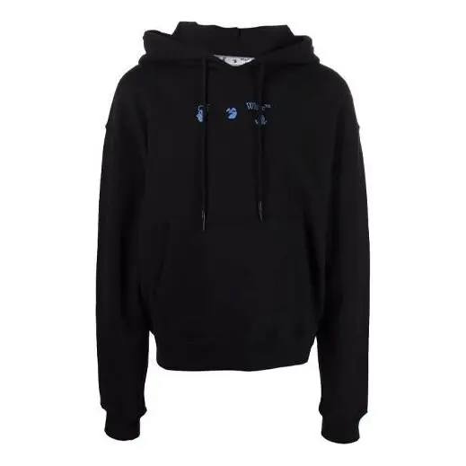 Off-White Liquid Mirko Print Hoodie - Black