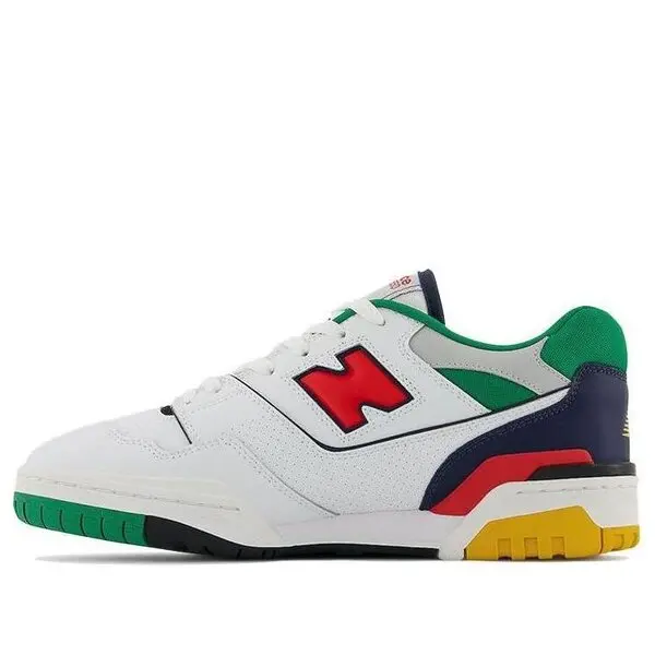 NEW BALANCE 550 "oak Leaf Green Red" Sneakers - White/red/green
