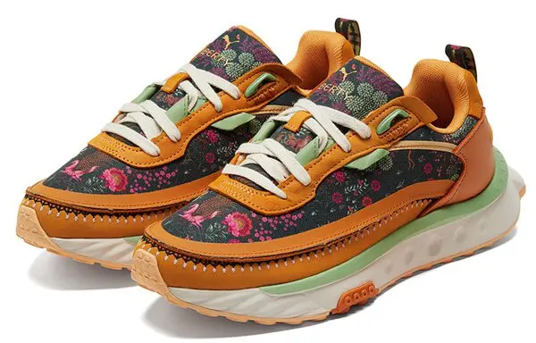PUMA Liberty Of London X Wild Rider Floral Sneakers - Yellow
