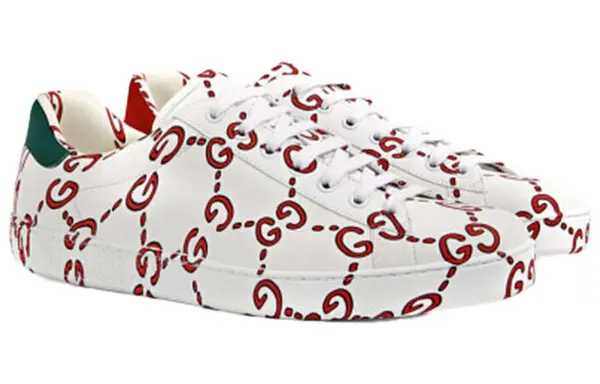 Gucci Ace Gg Print Sneakers