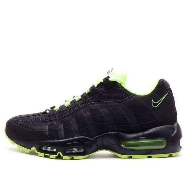 Nike Max 95 2012 Athletic Sneakers - Black/green