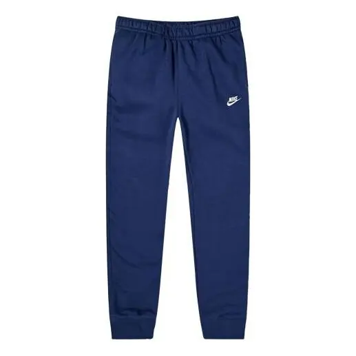 Nike Club Sweat Fleece Casual Sports Long Pants - Blue