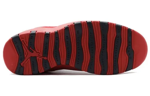 JORDAN Psny X 10 Retro "public School Promo - Red/black/gray