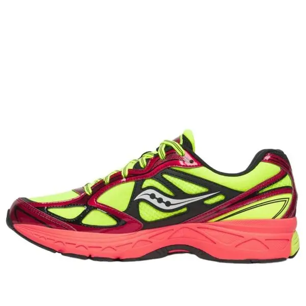 Saucony Progrid Guide Athletic Sneakers - Canary/red