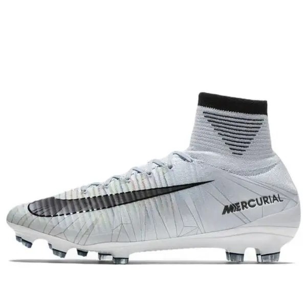 Nike Mercurial Superfly V Cr7 Fg Soccer Cleats - Blue/black/white