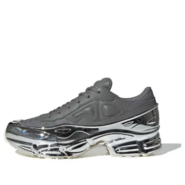 Adidas Raf Simons X Ozweego "mirrored Ash" Sneakers