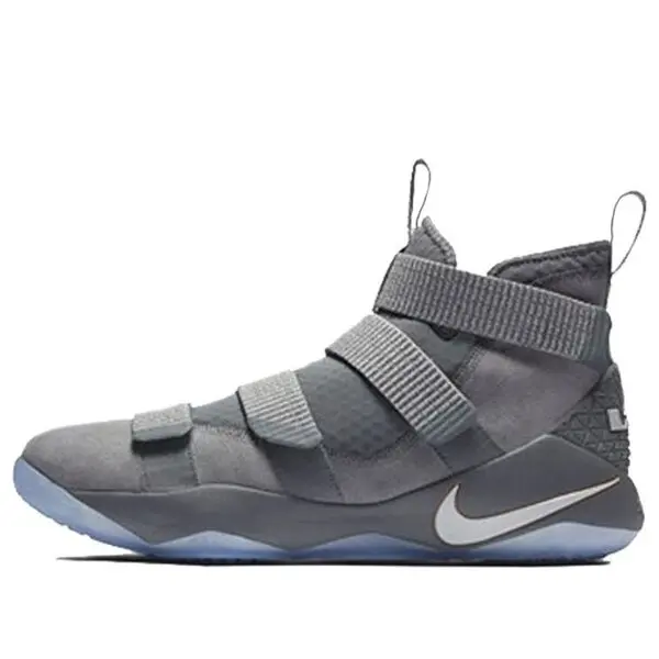 Nike Lebron Soldier High-top Sneakers - Silver