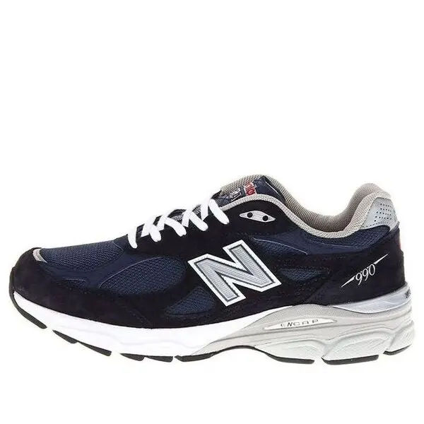 NEW BALANCE 990v3 Made In Usa Sneakers - Black/navy Blue