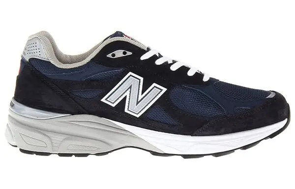 NEW BALANCE 990v3 Made In Usa Sneakers - Black/navy Blue