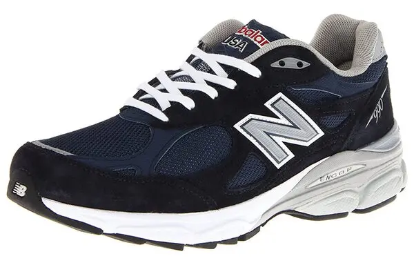 NEW BALANCE 990v3 Made In Usa Sneakers - Black/navy Blue