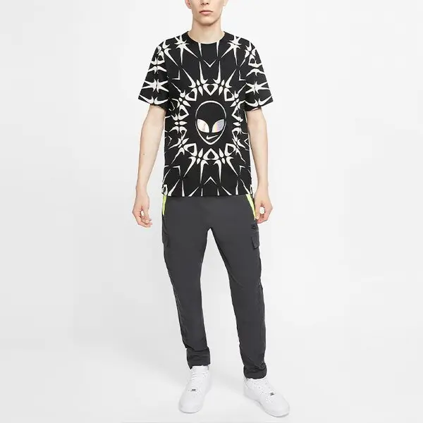 Nike Alien Printing Sports Round Neck Short Sleeve