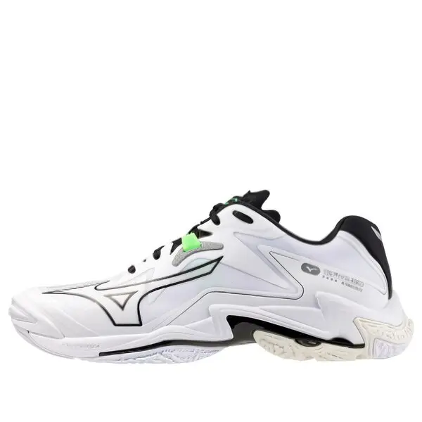 Mizuno Wave Lightning Z8 Wide Athletic Sneakers - White/black