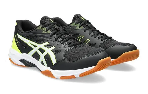 Asics Gel-rocket Athletic Shoes - Black/yellow/orange