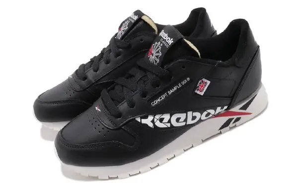 REEBOK Classic Leather Sneakers - Black/white