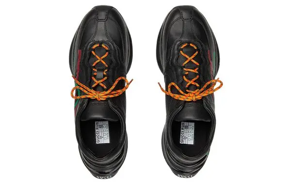 Gucci Run Side-stripe Lace-up Sneakers