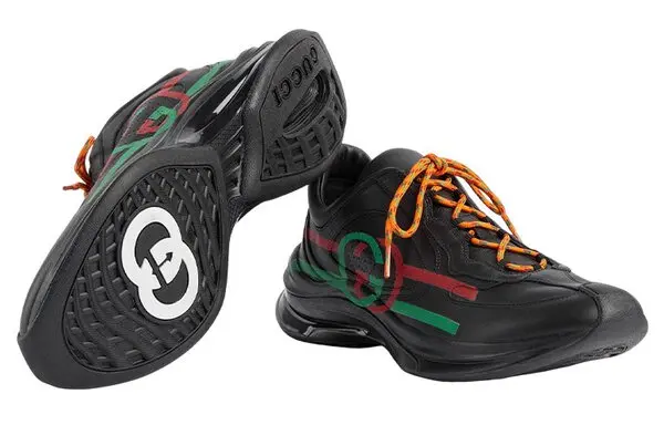 Gucci Run Side-stripe Lace-up Sneakers