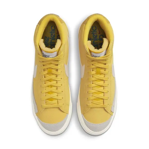 Nike Blazer Mid 77 Athletic Club Sneakers - Yellow/white