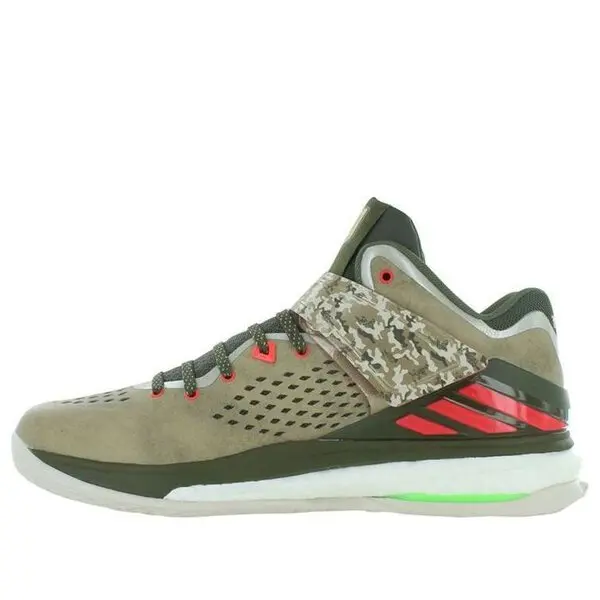 Adidas Rg3 Energy Boost Mid Top Sneakers - Grey/green