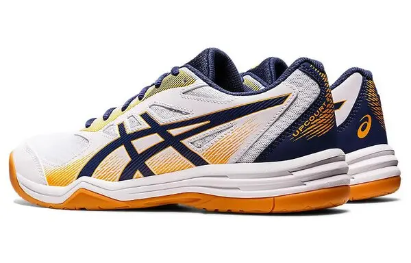 Asics Upcourt 5 Athletic Sneakers - White/blue/yellow